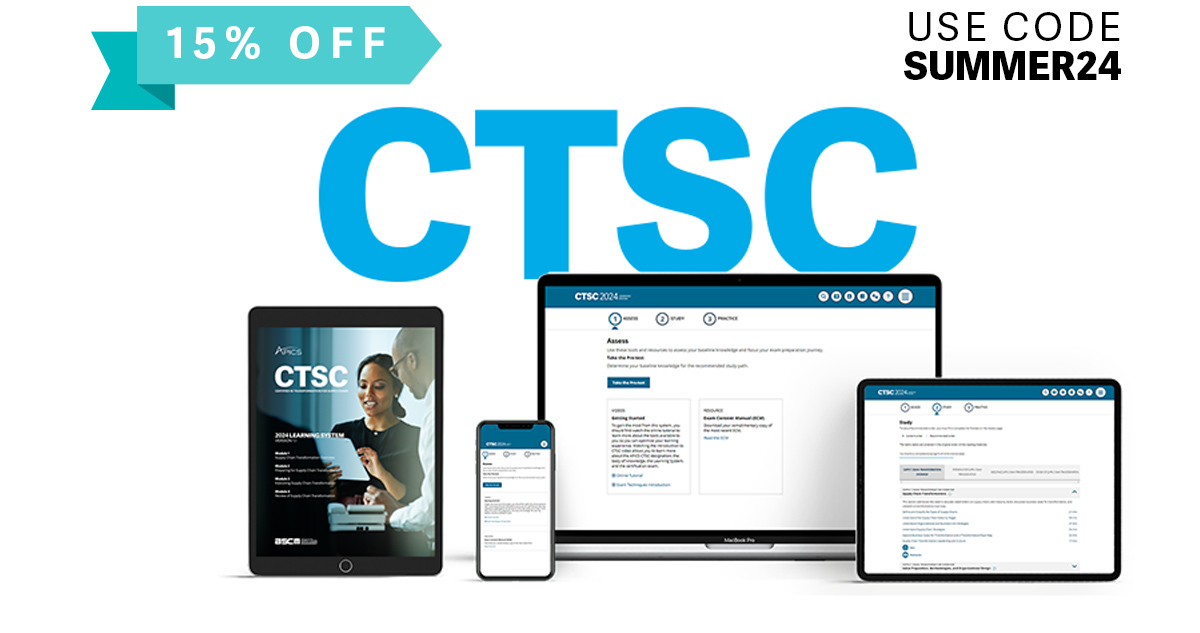 CTSC - Certified in Transformation for Supply Chain | ASCM