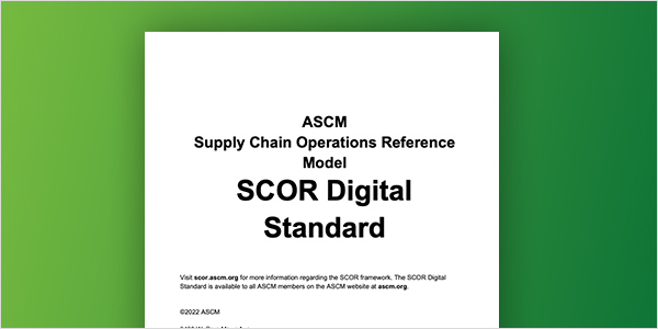How to Use SCOR-DS | ASCM